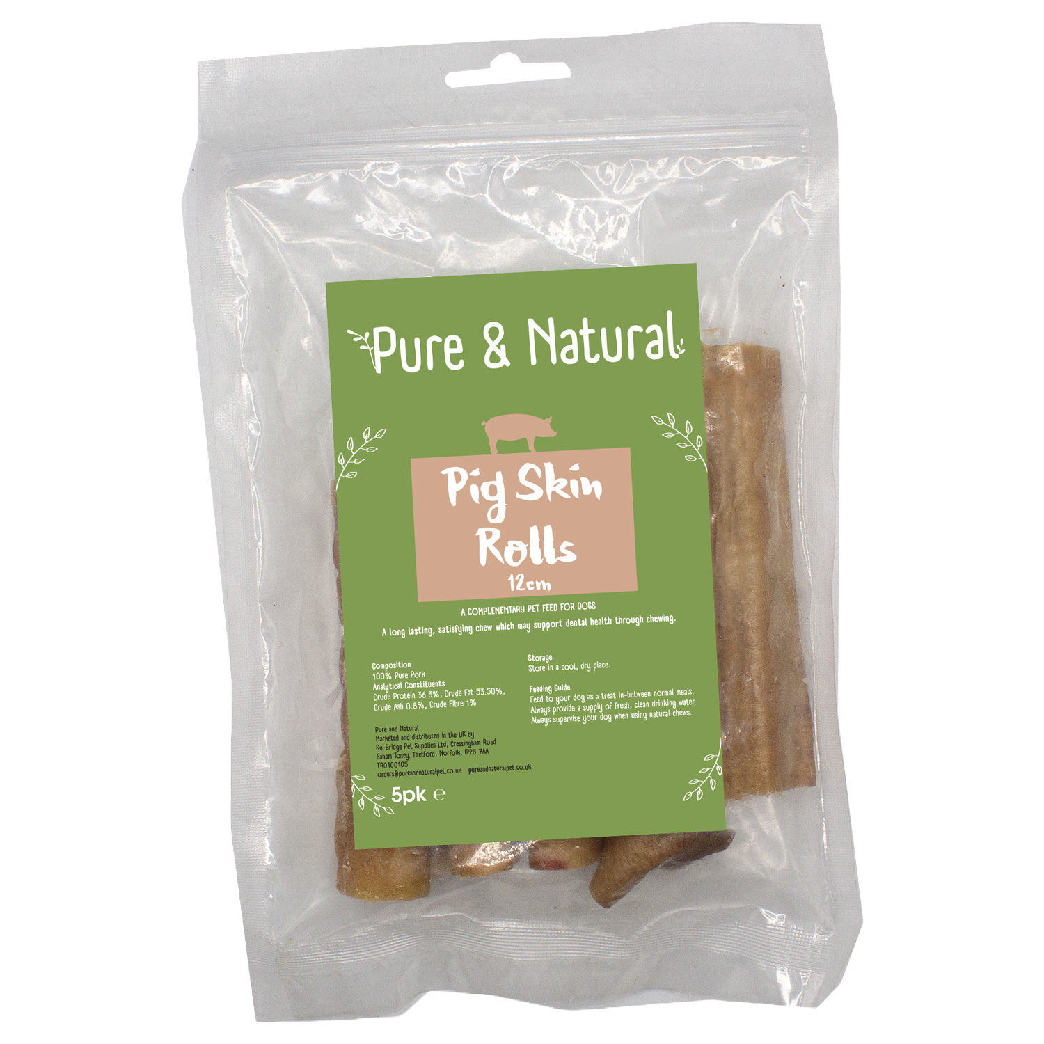 Pig Skin Rolls – Pure & Natural